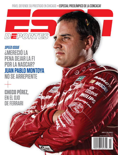 Montoya Appears on Cover of ESPN Deportes La Revista | SpeedwayMedia.com