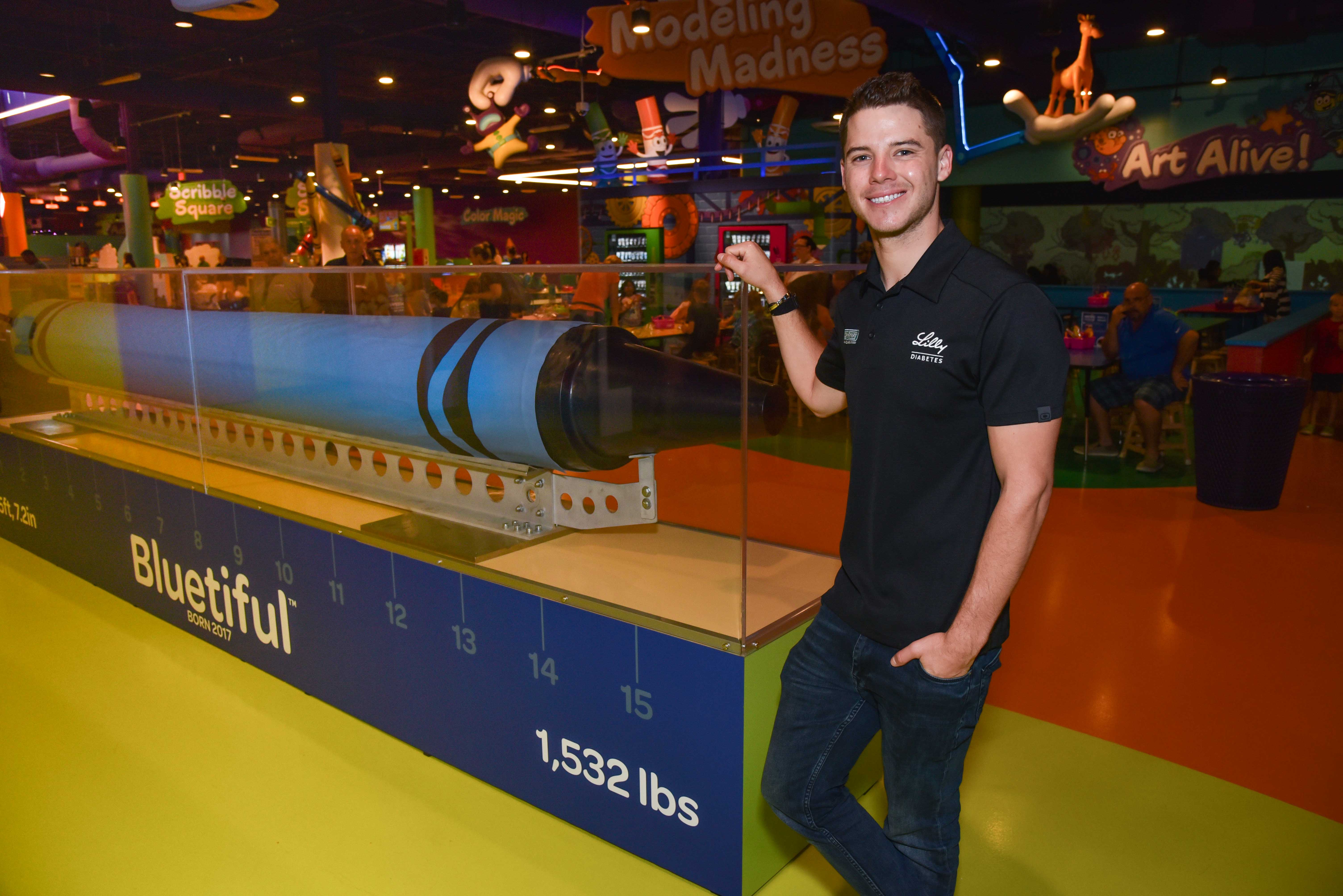 NASCAR Xfinity Series Driver Ryan Reed Visits Crayola Experience ...